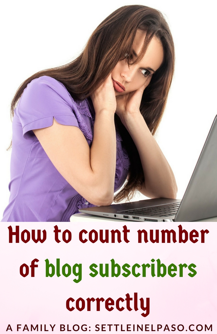 How to count number of blog subscribers correctly — A Family Blog