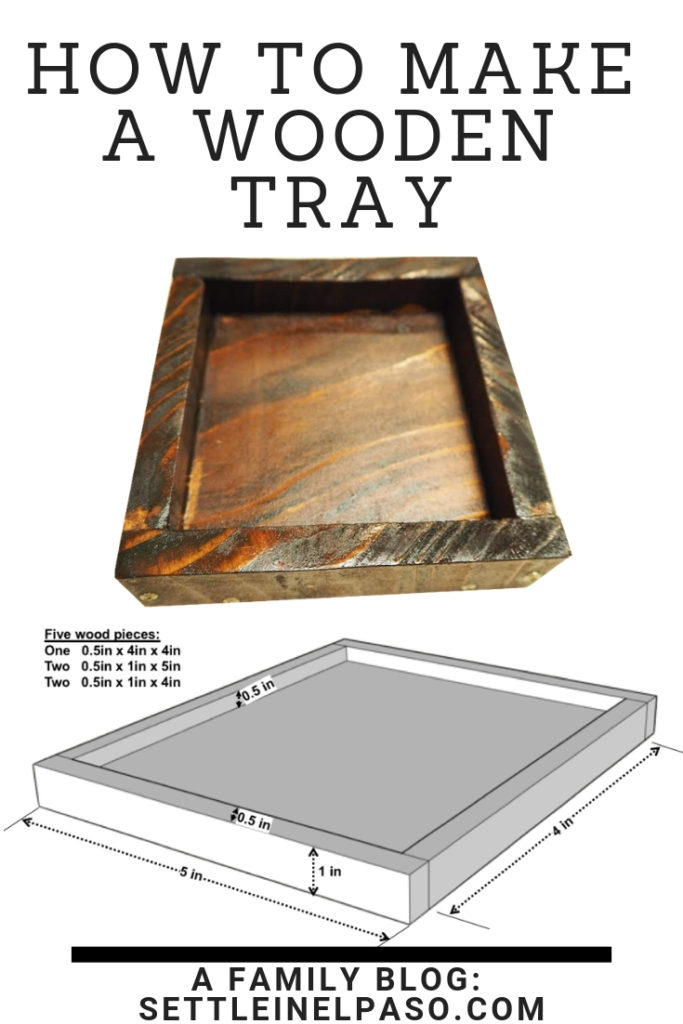 How to make a wooden tray