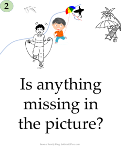 What's missing in this picture — From A Family Blog