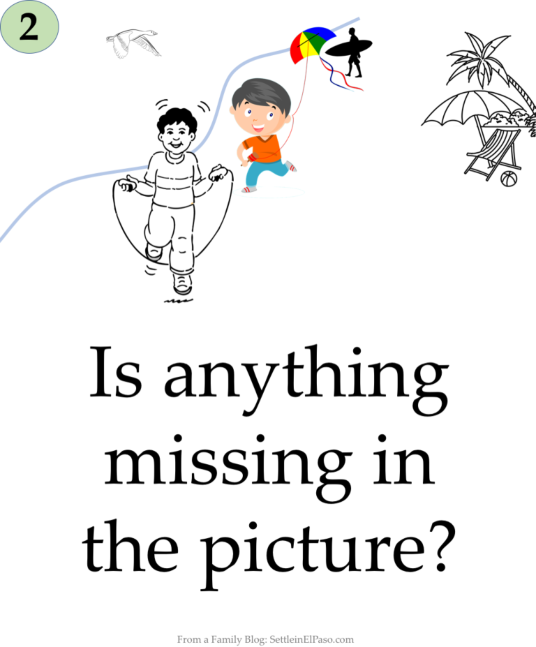 What's missing in this picture — From A Family Blog