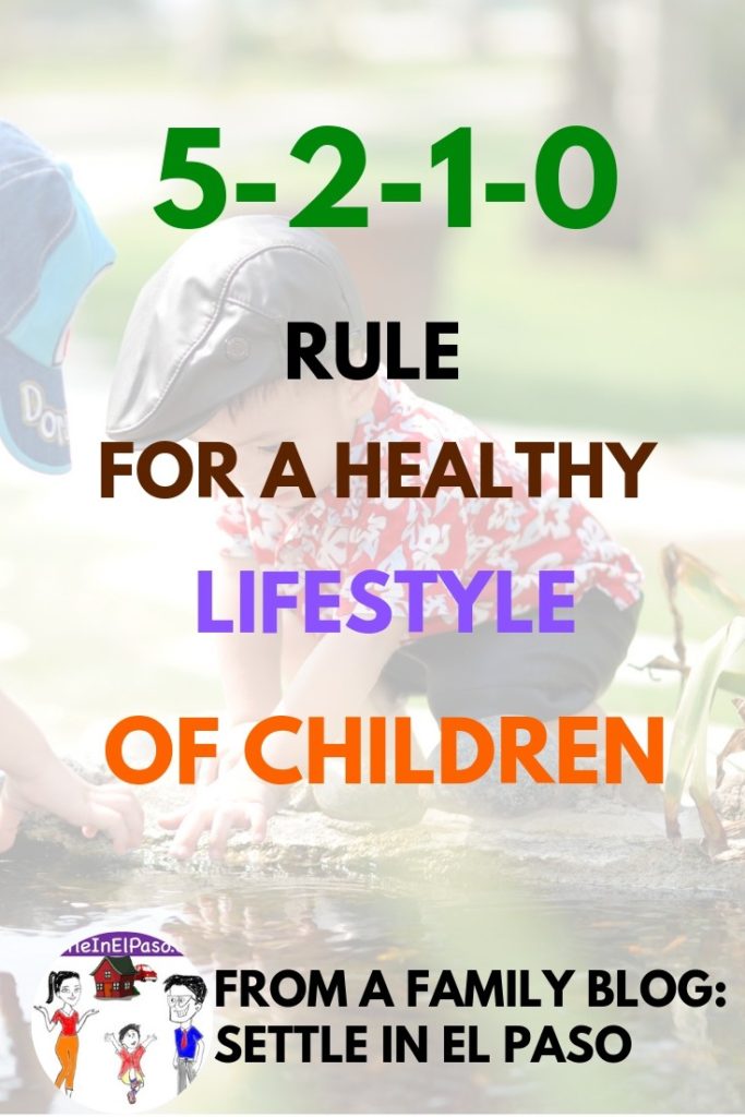 5-2-1-0: Parenting rule of thumb for children's healthy lifestyle — A ...